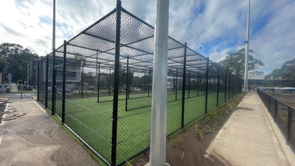 Our Projects - Rydalmere Park Cricket Nets Project - Metal Fencing ...
